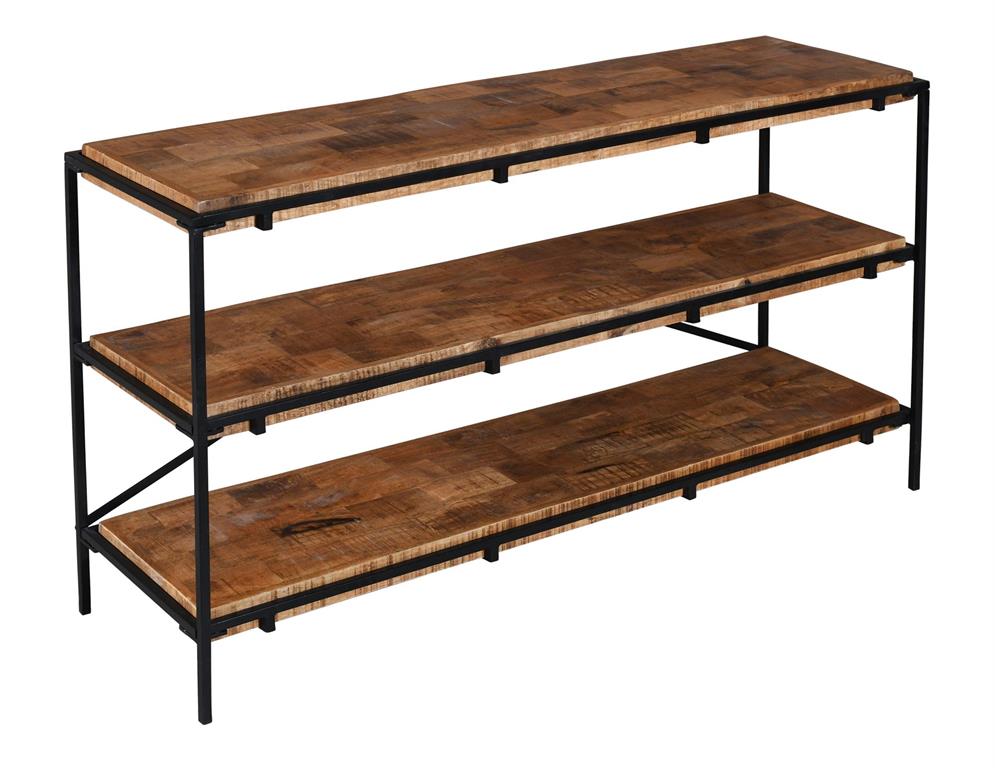 Mango Wood 3 Drawer Console Table — Urban Decor Warehouse